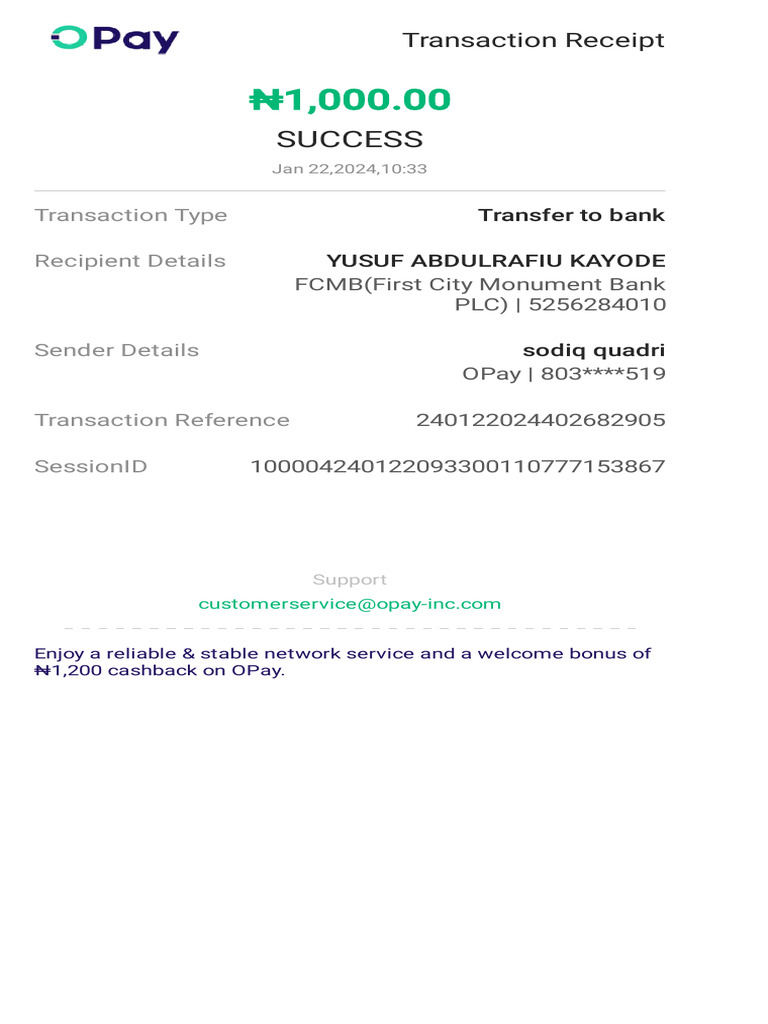 Transaction Receipt-240122024402682905 | PDF