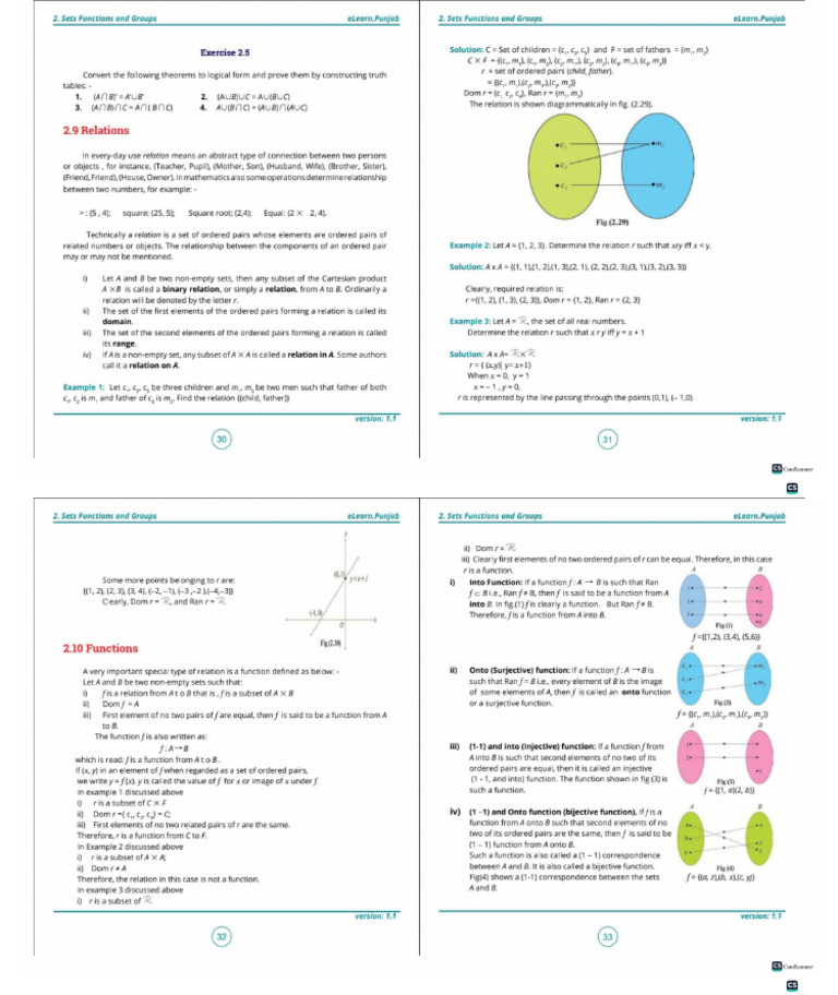 Function and Relation | PDF