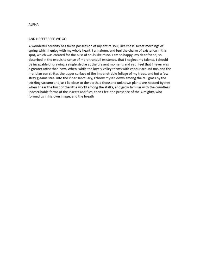 ALPHA | PDF
