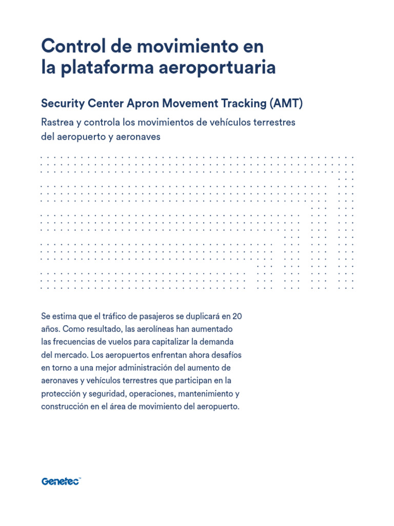 BrochureProduct ES Apron-Movement-Tracking SC WEB | PDF | Aeropuerto ...