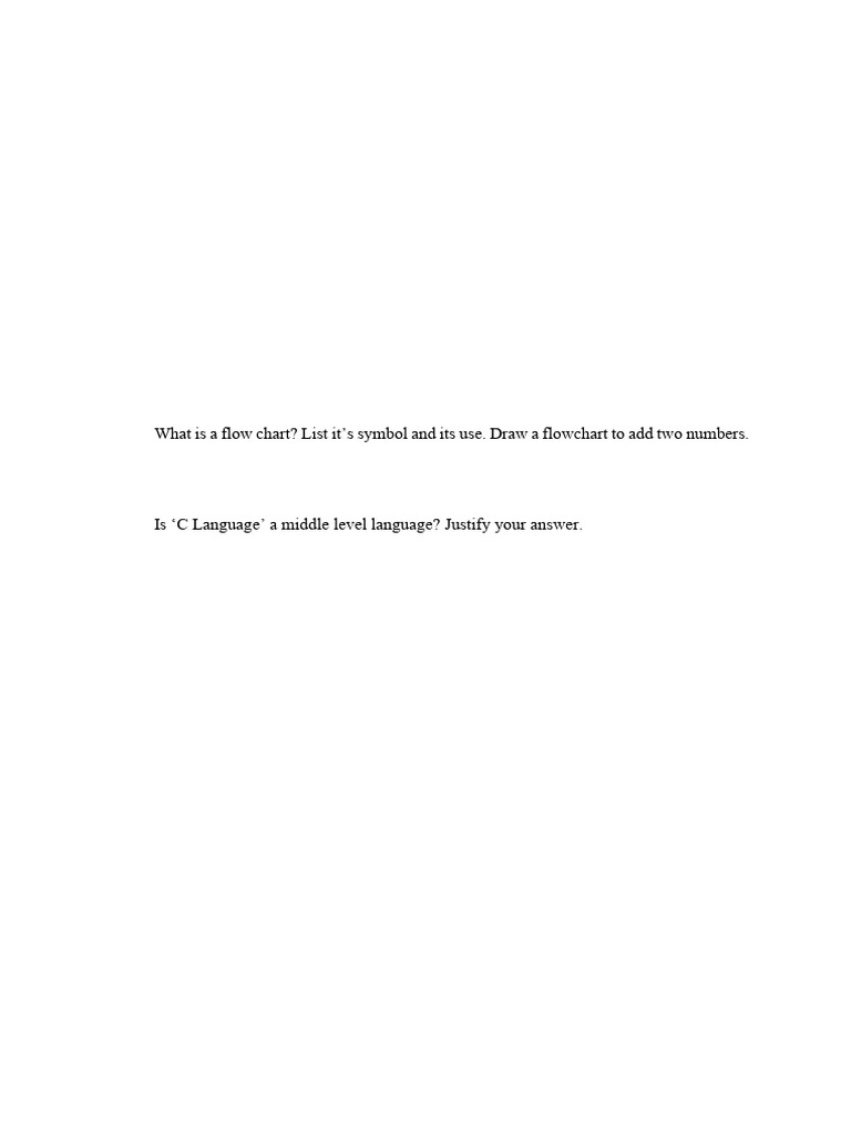 C Programming Problem Solving Questions | PDF | Variable (Computer ...
