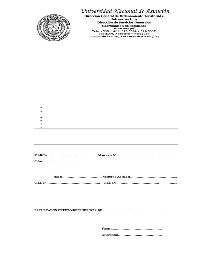 FORMULARIO DE CALCOMANIA 2024 | PDF