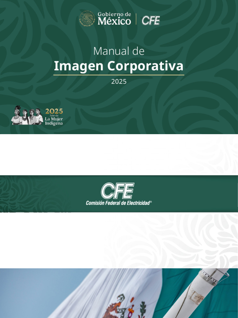 Manual de Imagen Corporativa CFE 2025 | PDF | Color | Píxel