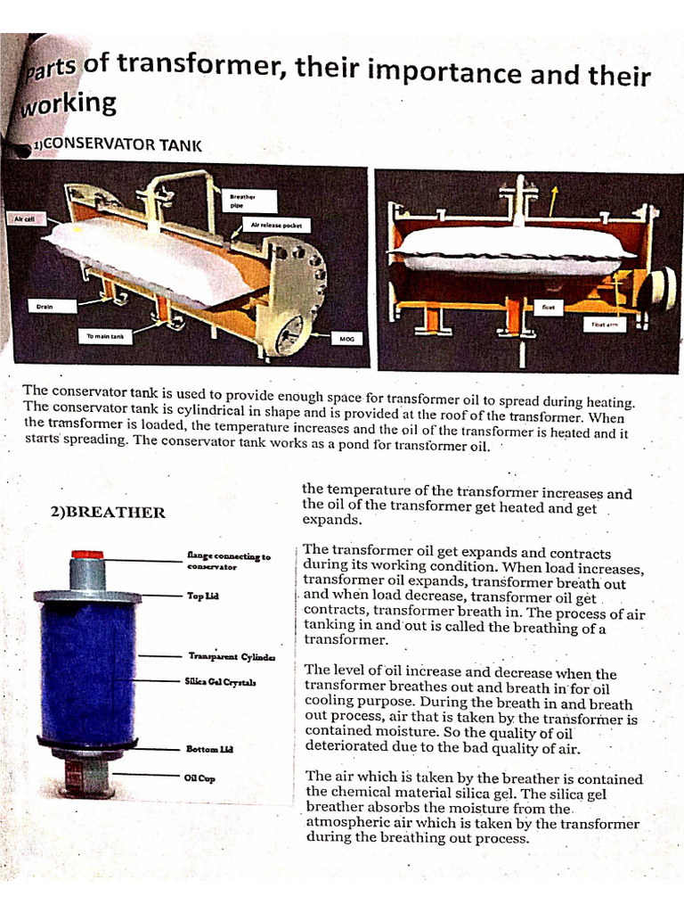 Conservator Tank and Breather | PDF