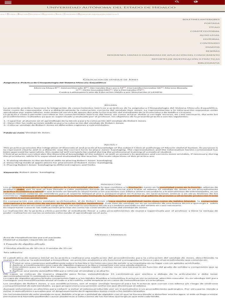 Vendaje de Jones | PDF