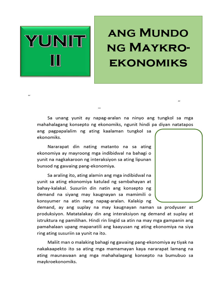Modyul 7 Ang Demand | PDF