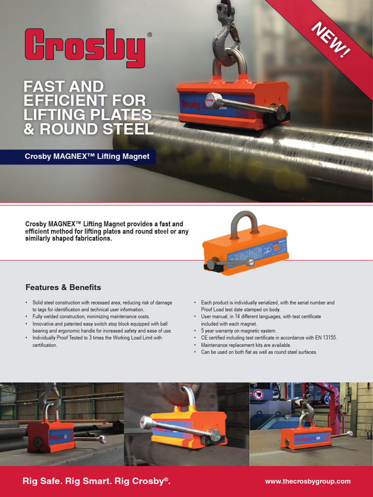 IP Magnex Lifting Magnet | PDF | Materials | Mechanical Engineering
