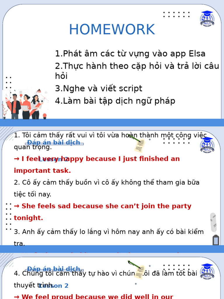 Homework Lesson 3 | PDF