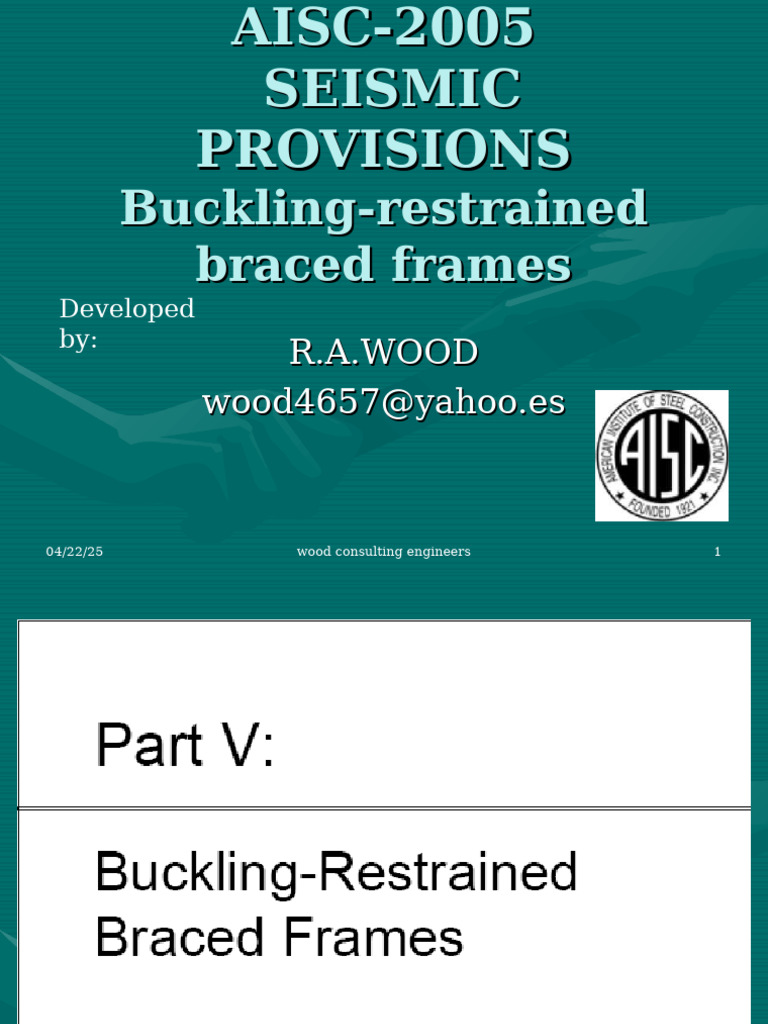 AISC-2005 SEISMIC PROVISIONSvpendiente | PDF | Structural Engineering
