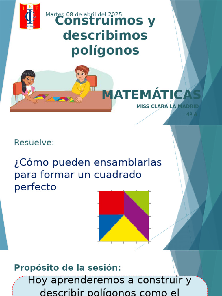 Construcción y descripción de polígonos | PDF