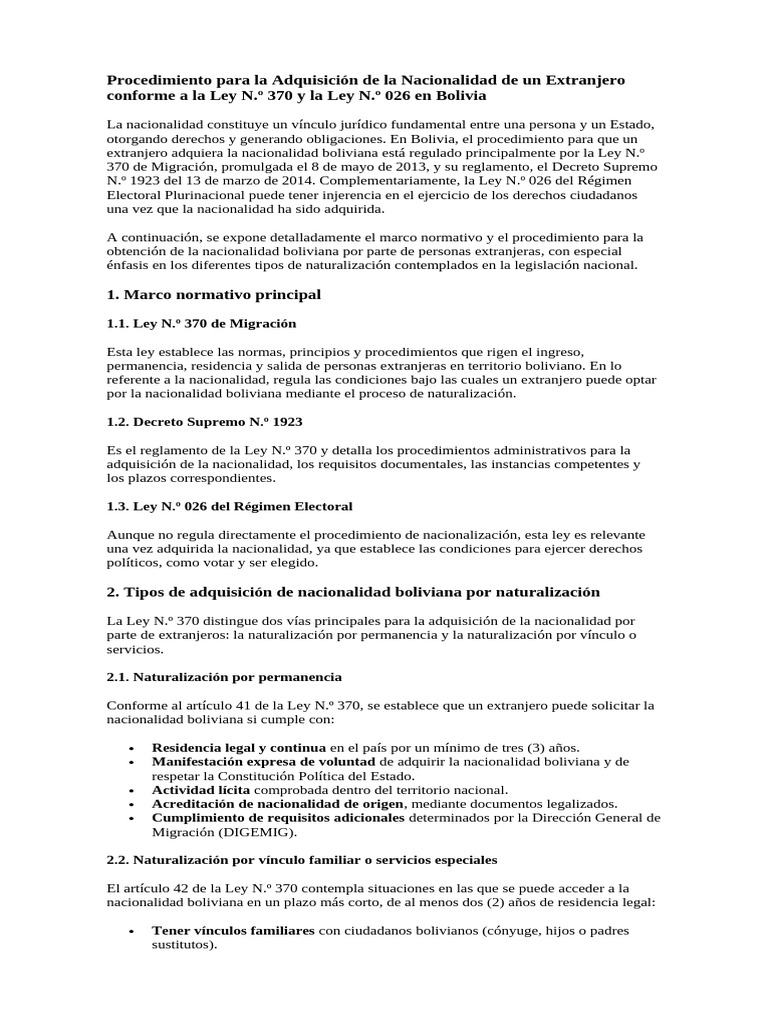 Digemig Jose. | PDF | Naturalización | Nacionalidad