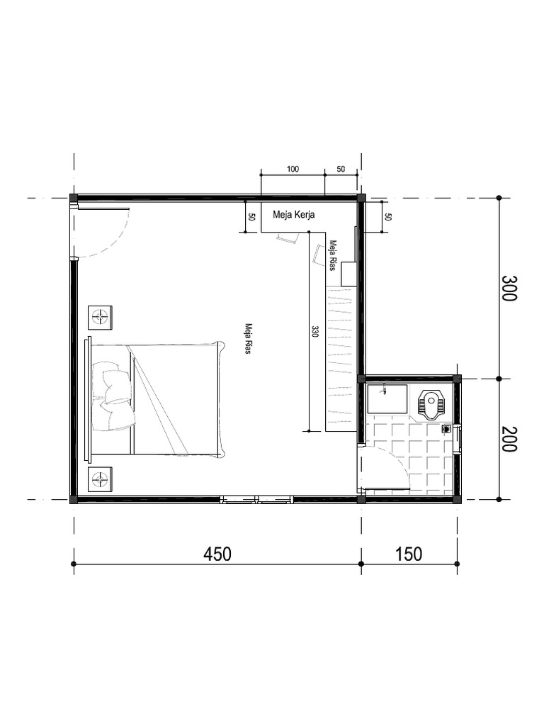 Denah Kamar Tidur | PDF
