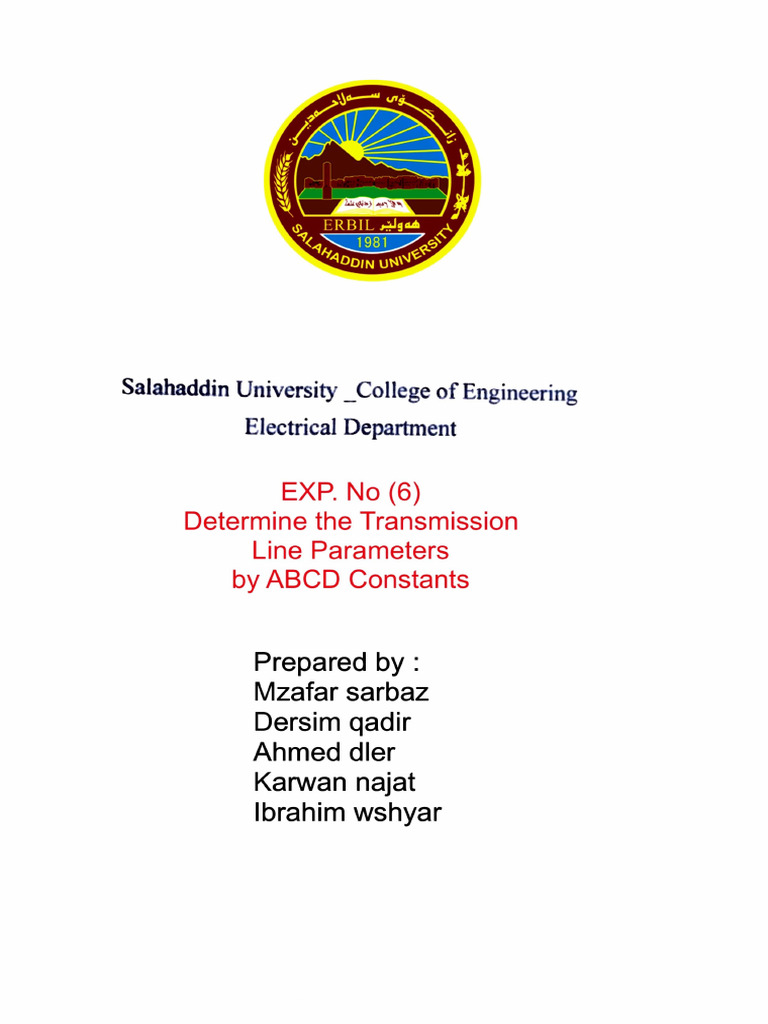 Abcd Constant | PDF | Electrical Engineering | Electricity