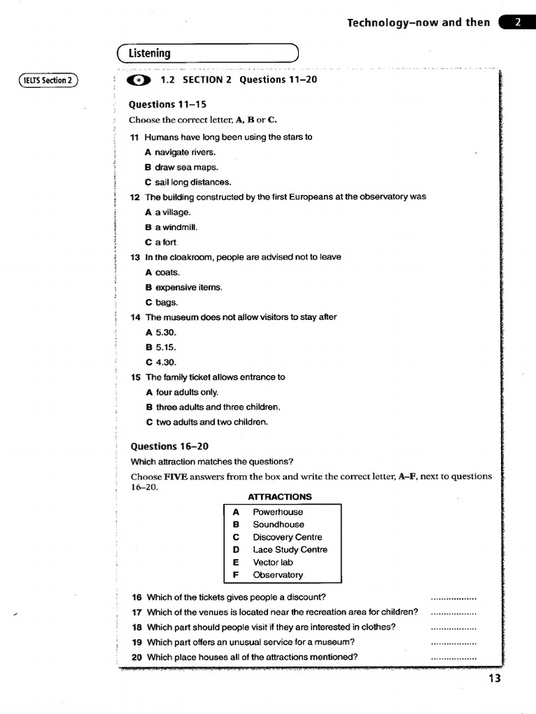 Listening 1.2 (Homework) | PDF