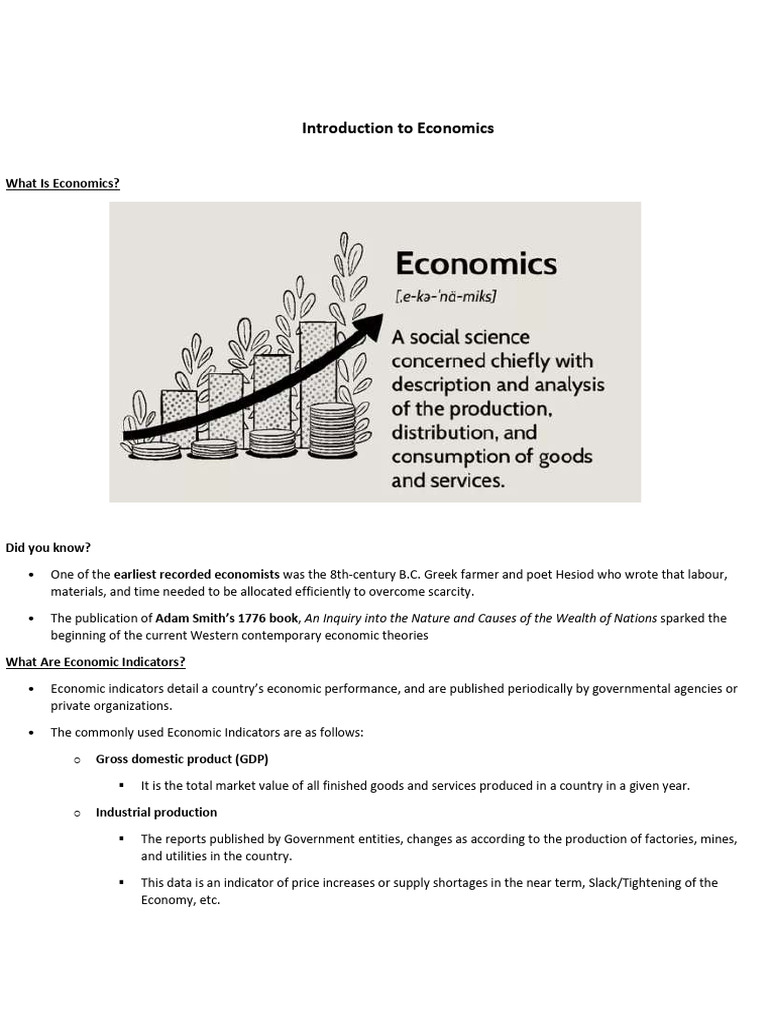 economics | PDF | Economics | Supply (Economics)