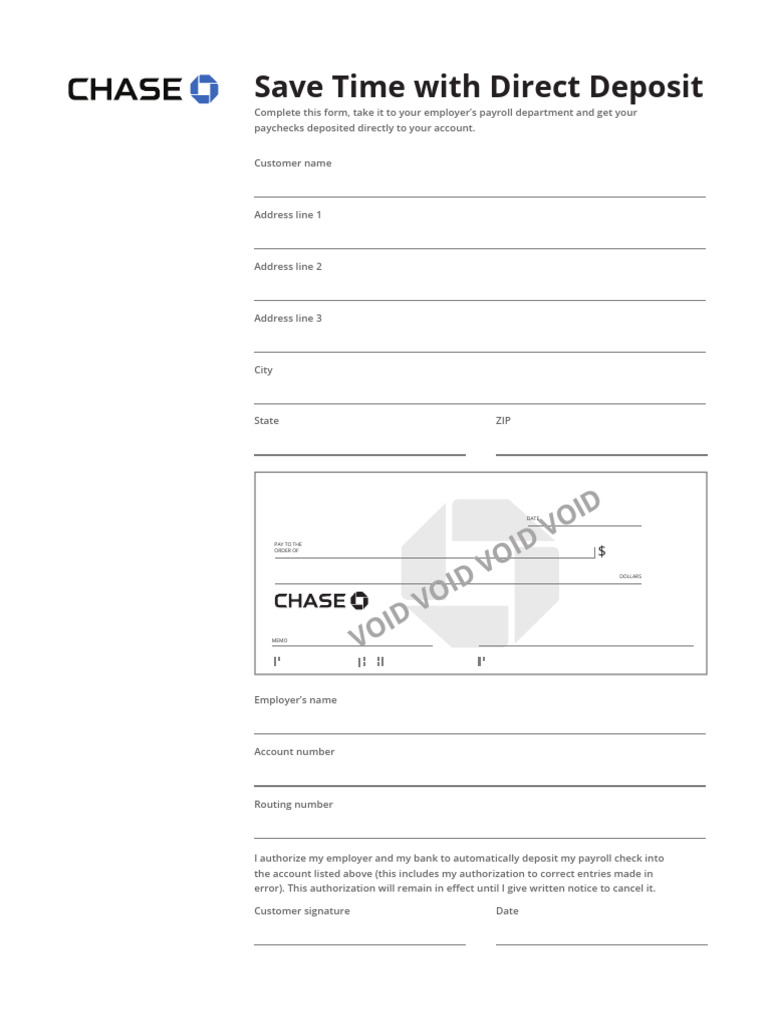Direct Deposit Form | PDF