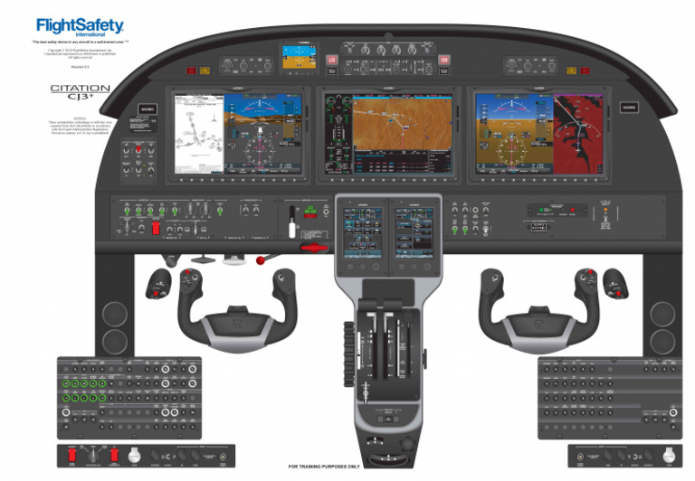 CJ3+ Panel Mockup FlightSafety | PDF