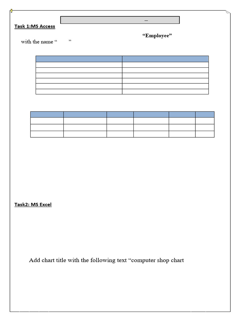 ICT Grade9 Practical Tasks | PDF