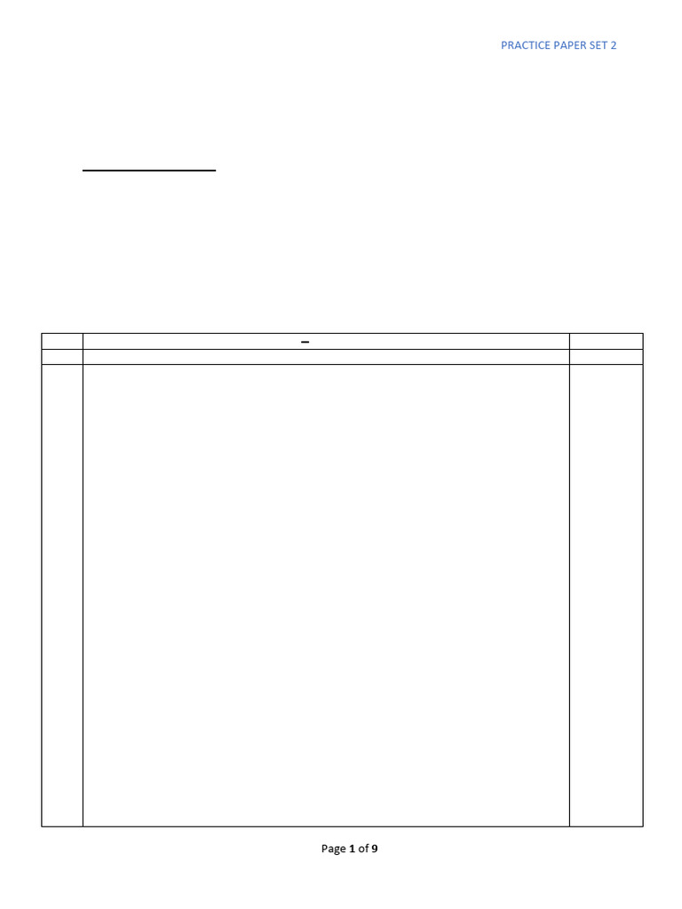 Practice Set 2 12 QP PB 2024-25 Rao Sir | PDF | Water Scarcity | Water