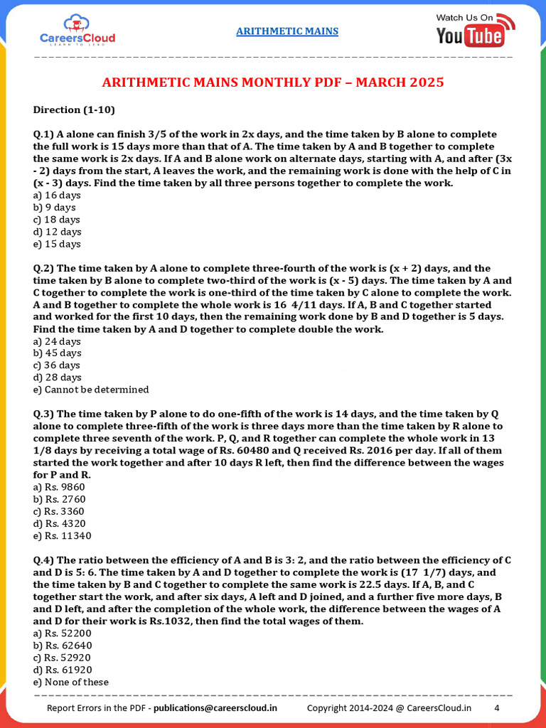 New Arithmetic Mains | PDF | Area | Sphere