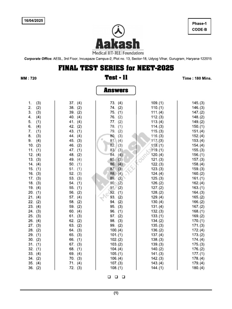 Fts 11b Solution | PDF