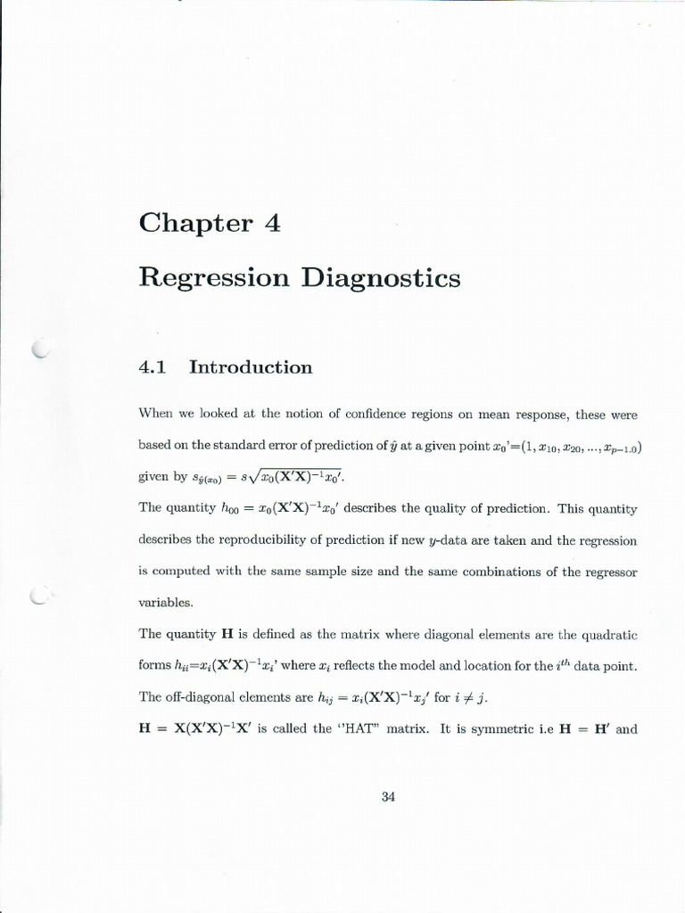 Chapter 5_Regression Diagnostics | PDF