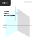 JKSSB Junior Assistant Syllabus 2025 | PDF