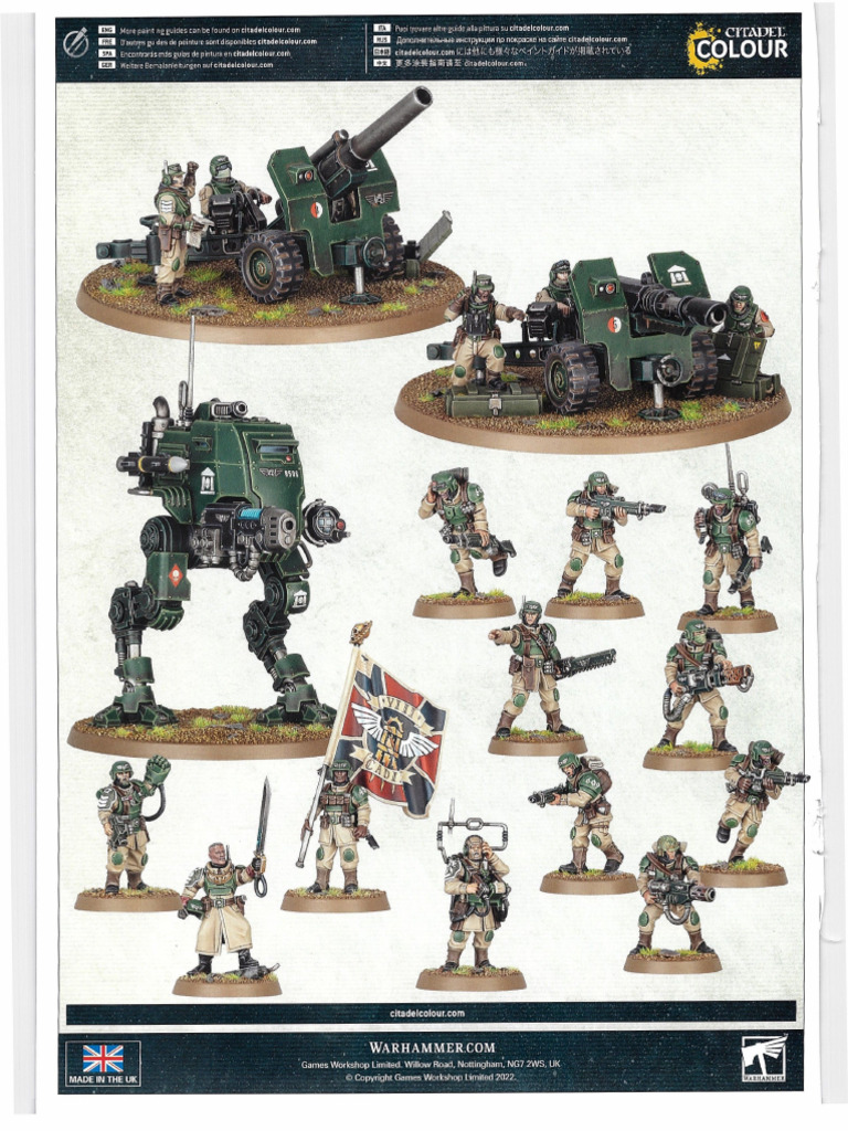 Warhammer 40k Astra Militarum Box Set Cadia Stands | PDF
