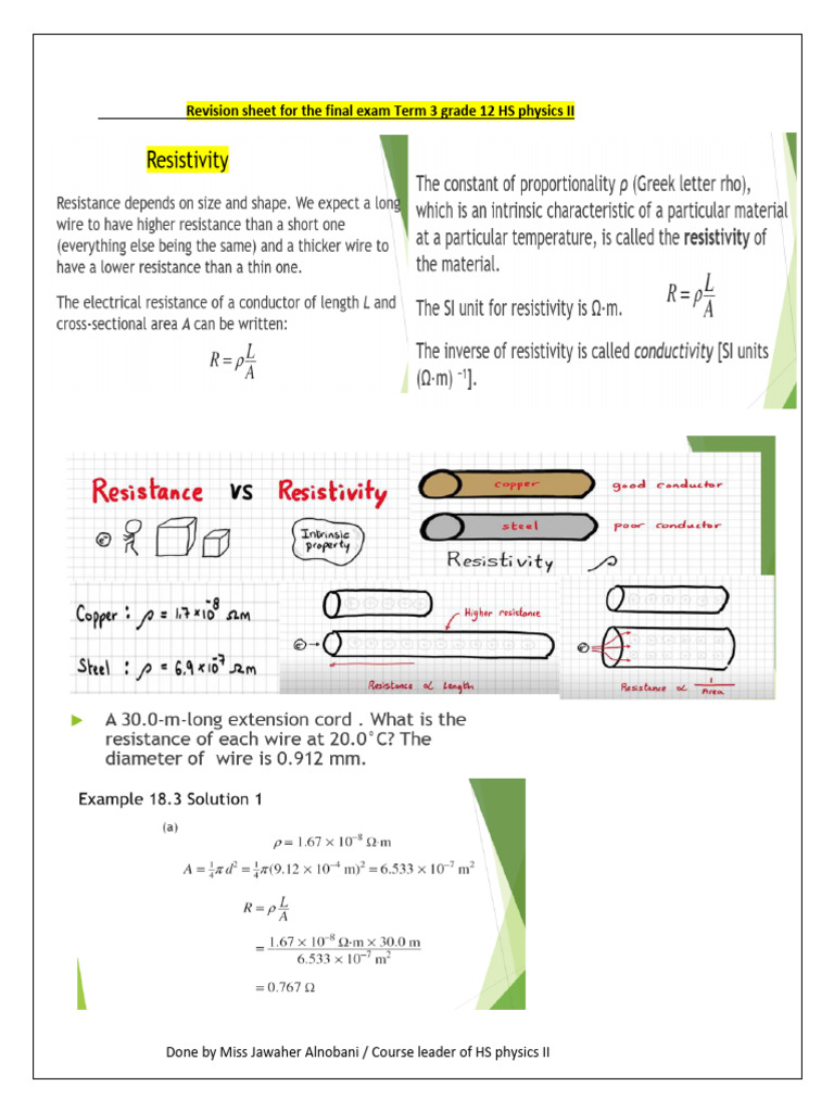 Grade 12 Physics II Exam Revision Guide | PDF | Temperature | Fahrenheit