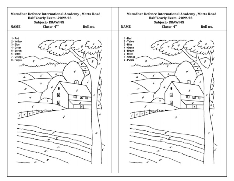 Class 4rd Drawing | PDF