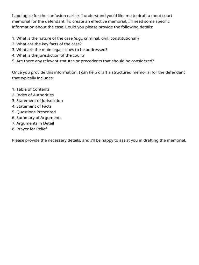 I Apologize For The Pdf