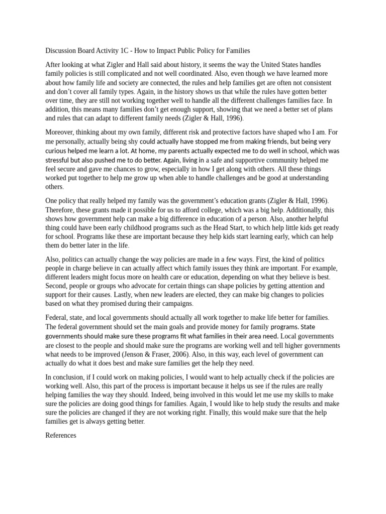 Discussion Board Activity 1C | PDF