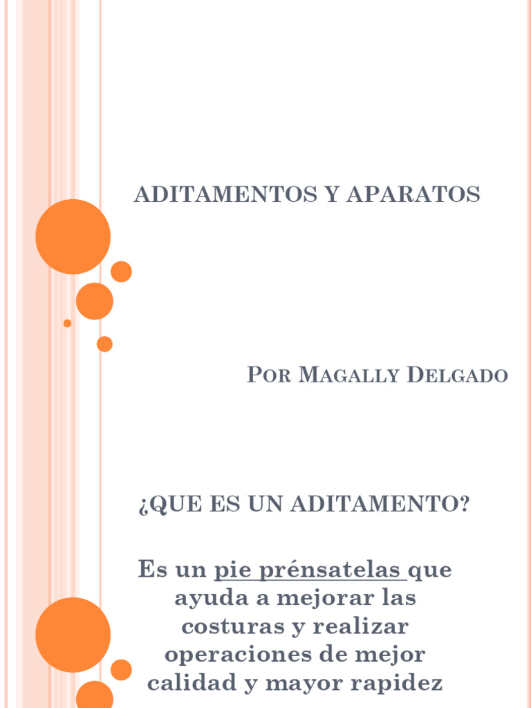 5 - Aditamentos y Aparatos | PDF