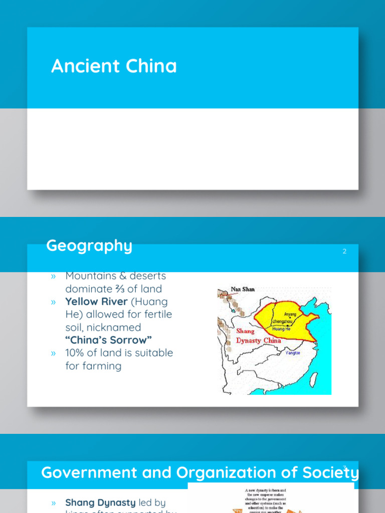 Ancient China and India: Dynasties & Culture | PDF | China | World Politics