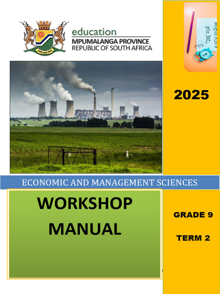 Grade 9 EMS Term 2 Workshop Manual | PDF | Debits And Credits | Economies