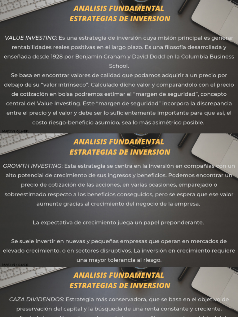Estrategias de Inversión: Value, Growth y Más | PDF | Inversión de ...
