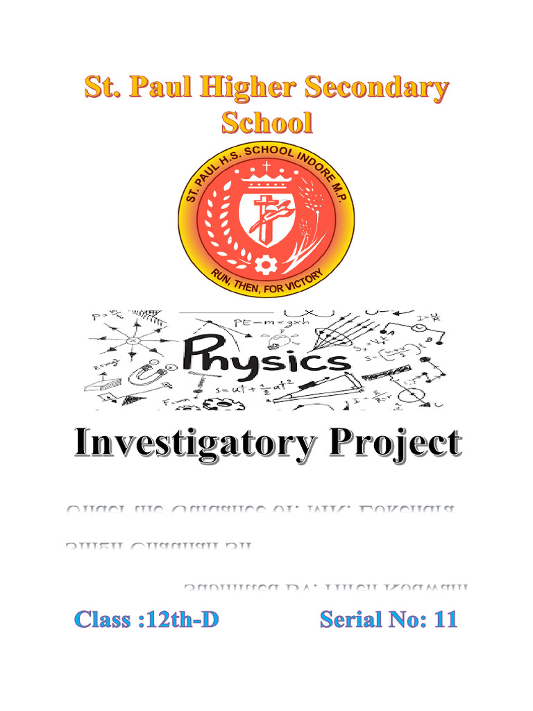 Physics Investigatory Project | PDF | Transformer | Electromagnetic ...