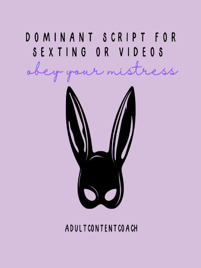 Dom Script Obey Your Mistress | PDF
