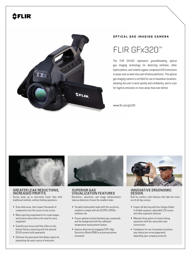 GFx320 Datasheet US | PDF | Camera | Volatile Organic Compound