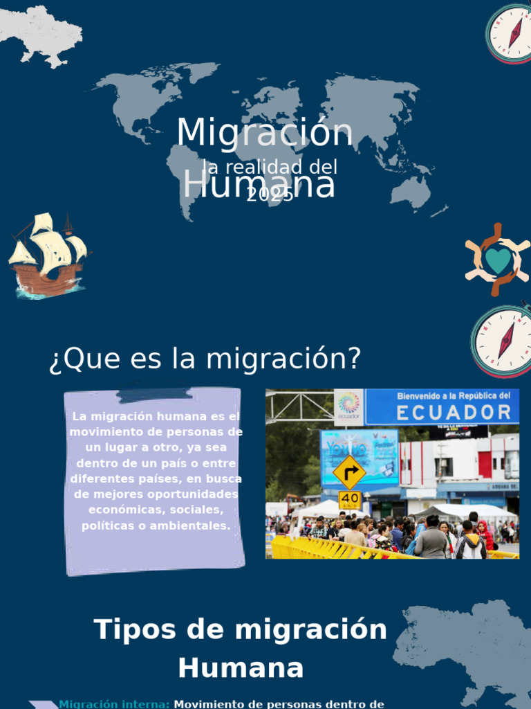 Migración Humana: Tipos y Causas 2025 | PDF