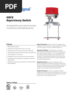 Supervisory Switch (OSYSU-1) & (OSYSU-2) | PDF