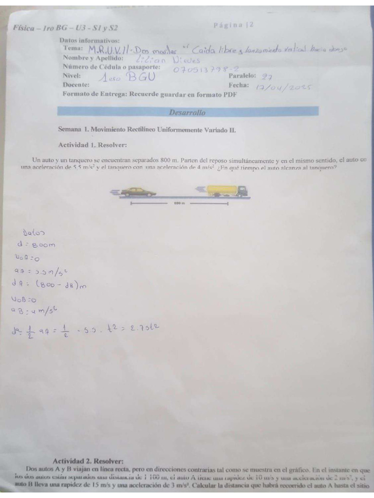 U3 S1 S2 A1 Nieves Lilian Fisica | PDF