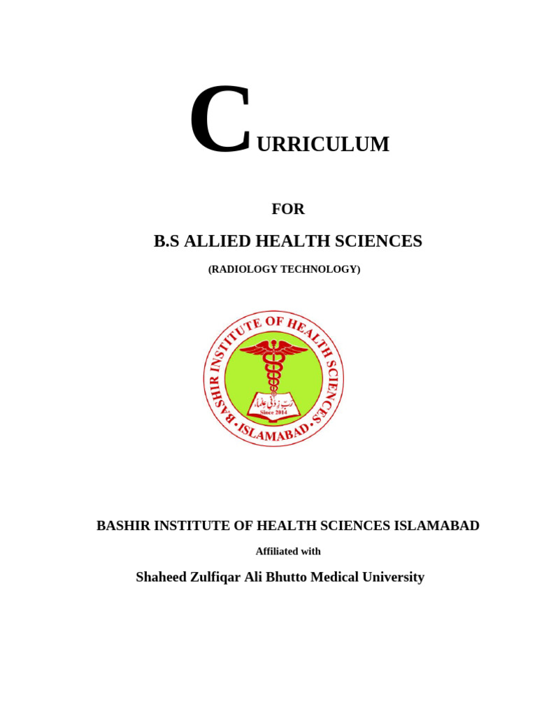 Radiology Technology Curriculum Overview | PDF | Metabolism | Medical ...