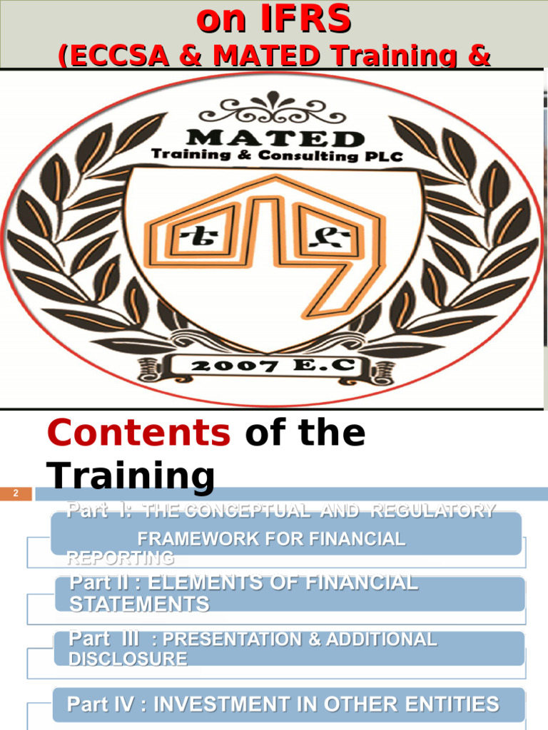 Intro To IFRS & CFR - Trainee | PDF | International Financial Reporting Standards | Expense