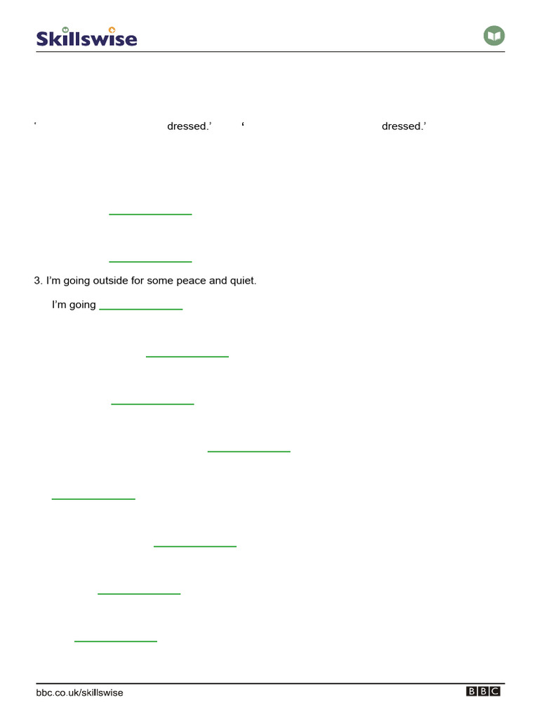 Changing Adverbs WORKSHEET - Skillswise | PDF