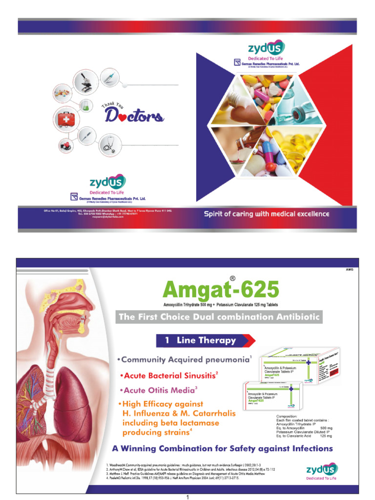 Zydus New Updated Visual Aid | PDF