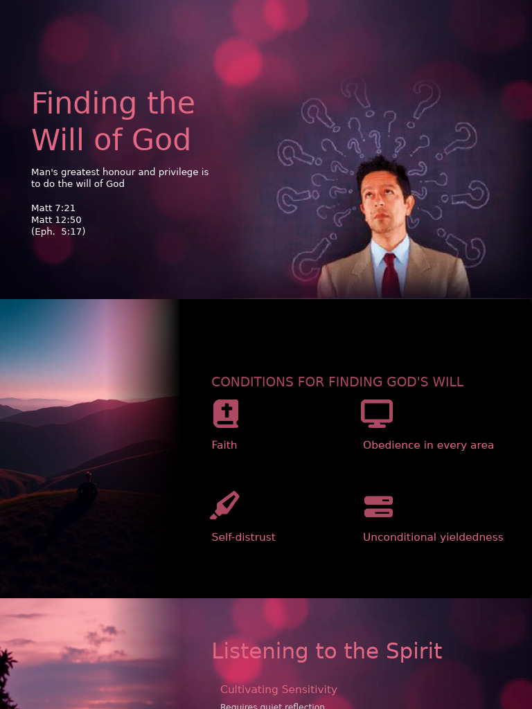 Finding the Will of God Final | PDF | Prayer | Spiritual Gift
