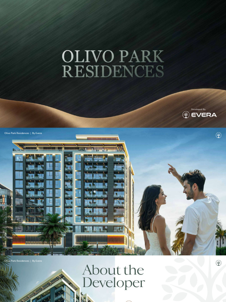 12-Olivo Park Residences Brochure | PDF | Dubai