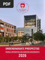SPU 2025 UG Prospectus | PDF | Academic Degree | Science
