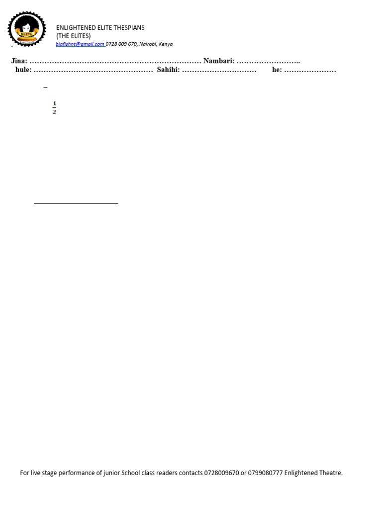 KISWAHILI F4 PP2 QS | PDF